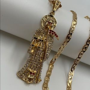 Accessories | The Grim Reaper Chain Gold Plated | Poshmark